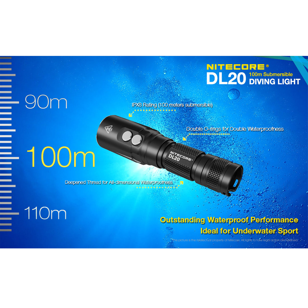 Nitecore Dive Lights | LED Dive Flashlights | SRE Gear